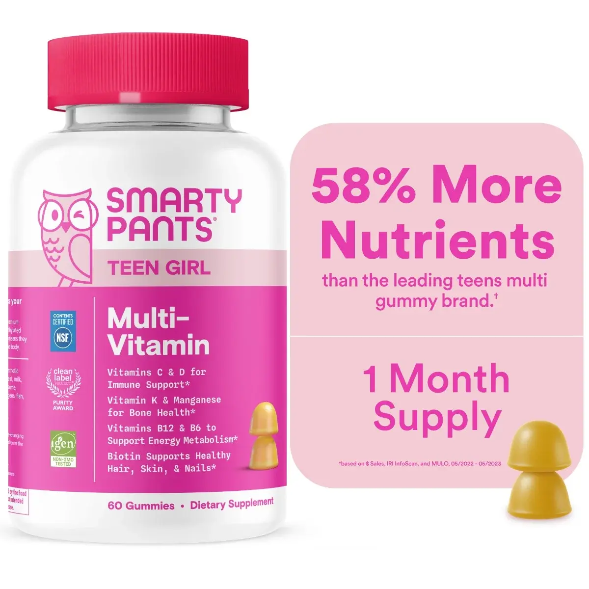 SmartyPants Vitamins Teen Girl Multivitamin Gummies in Pakistan